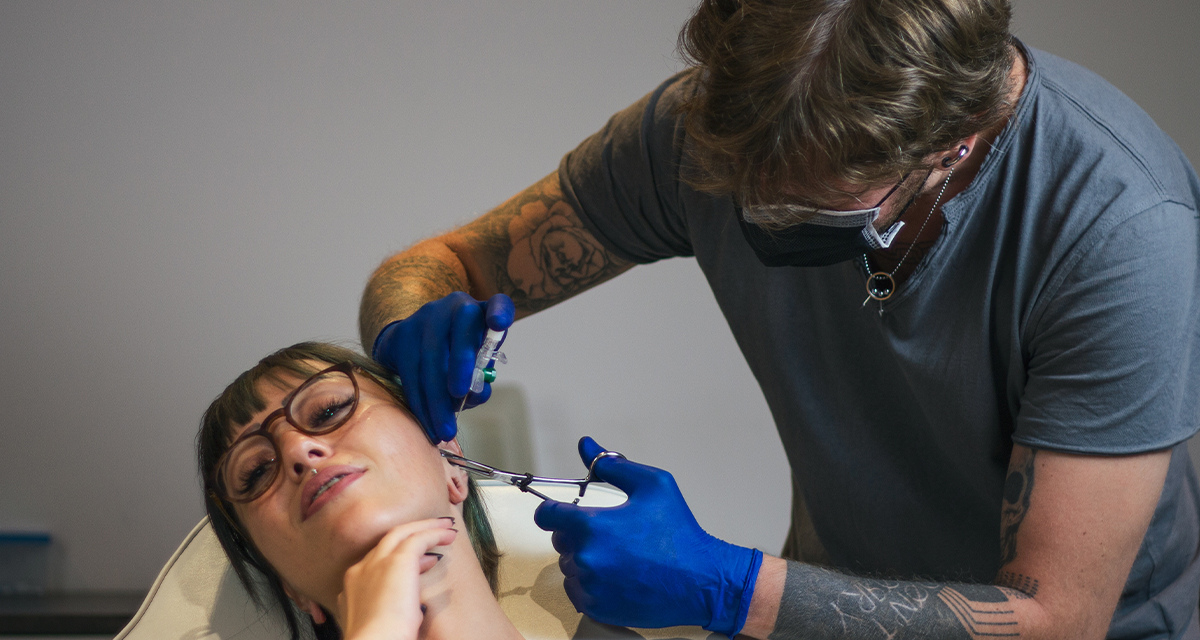 Professional Piercer Lives in Shadow of Tattoo Artist Older Sibling
