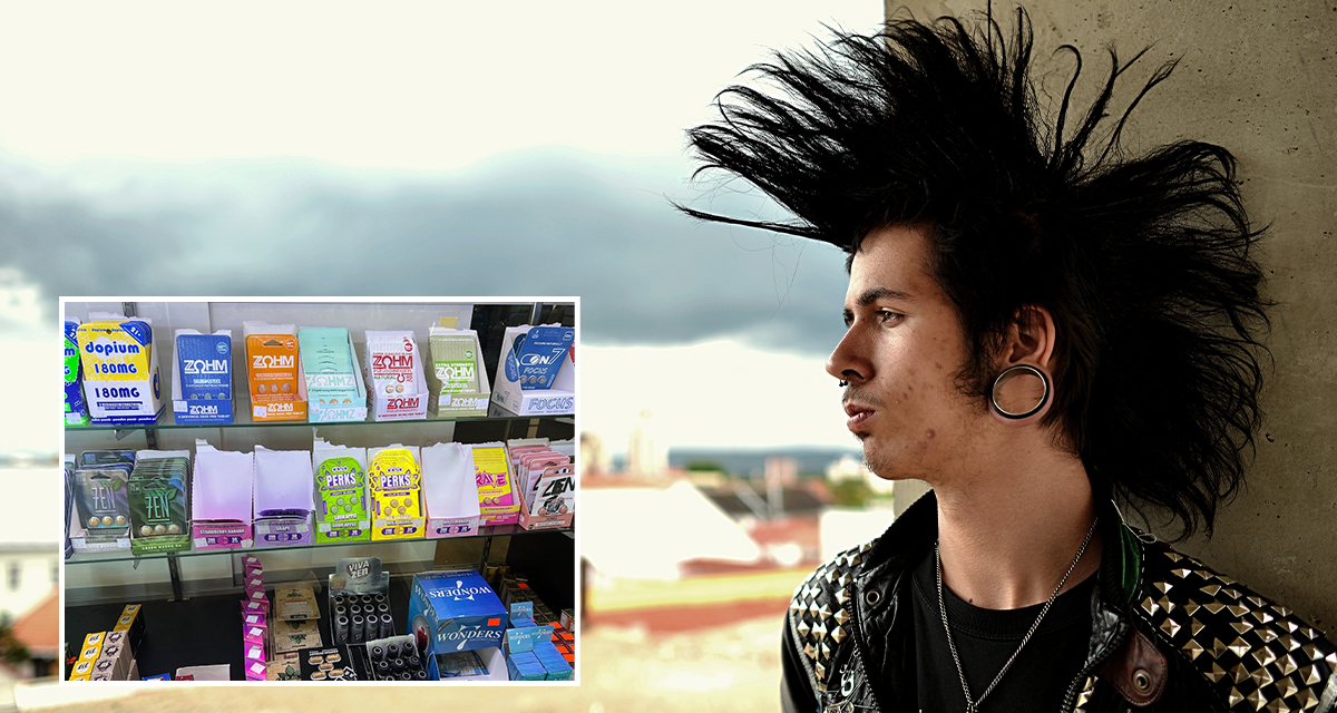 Punk Getting His Life Together By Switching to Gas Station Drugs