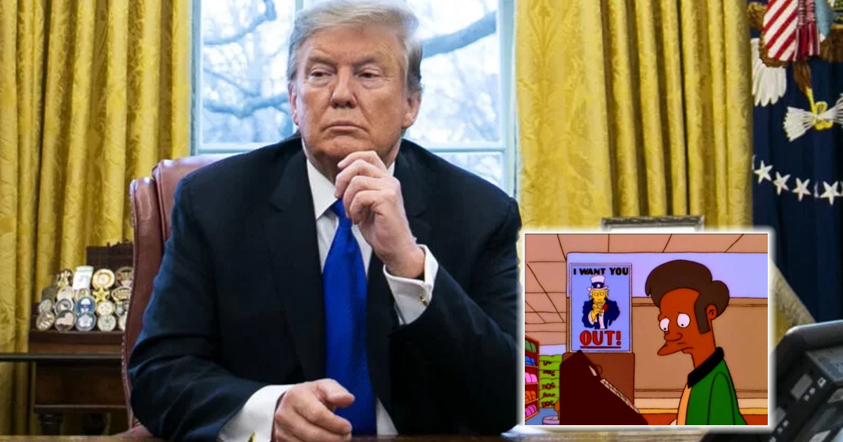 Trump Orders ‘The Simpsons’ to Bring Back Apu for Deportation Storyline