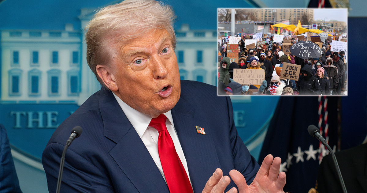 Trump Claims Entire State of Minnesota Is Paid Actors